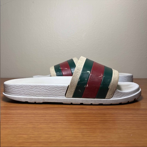 Gucci | Shoes | Gucci Web Slides | Poshmark